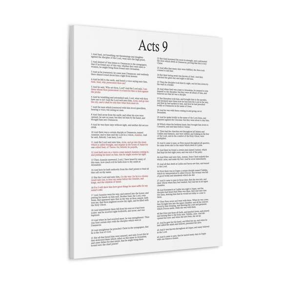 Express Your Love Gifts | Art | Scripture Sign Acts 9 Conversion Of ...